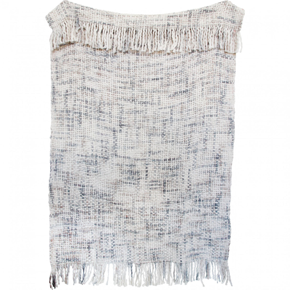 Chunky Blue/Grey Throw – Belle Collection GC